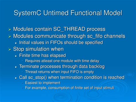Ppt Systemc And Levels Of System Abstraction Part I Powerpoint