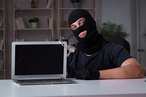 Hacker Hacking Computer Late At Night Photo Background And Picture For Free Download Pngtree