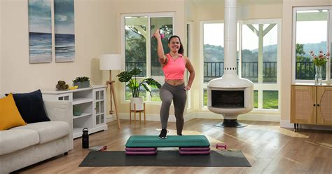 Step Into Fitness A Heart Pumping Beginner Step Class Sunny Health