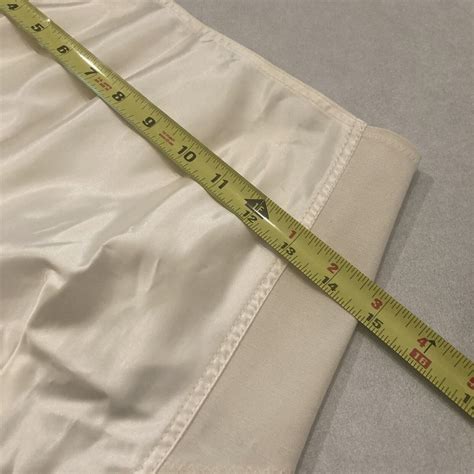 Vintage 50s 60s Garter Belt Pin Up Satin Ivory Whit Gem