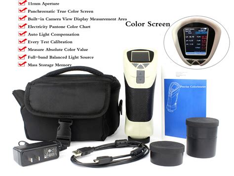 Hfbte Spectral Color Meter 11mm Caliber Color Difference Tester Colorimeters Desertcart South