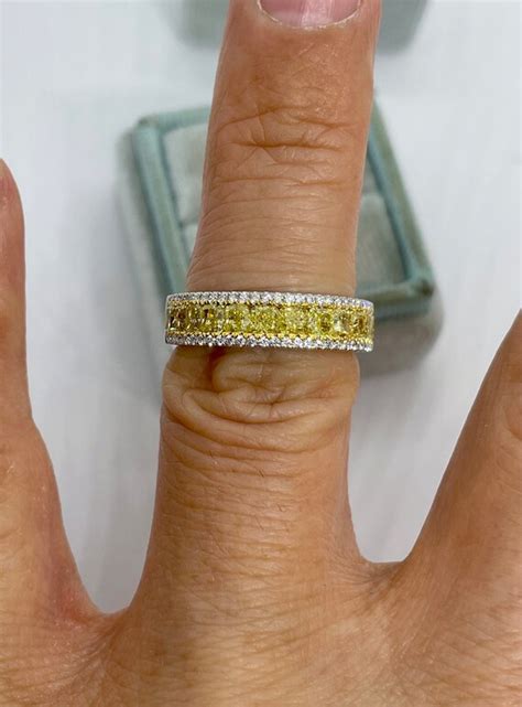 Fancy Yellow Diamond Wedding Bands