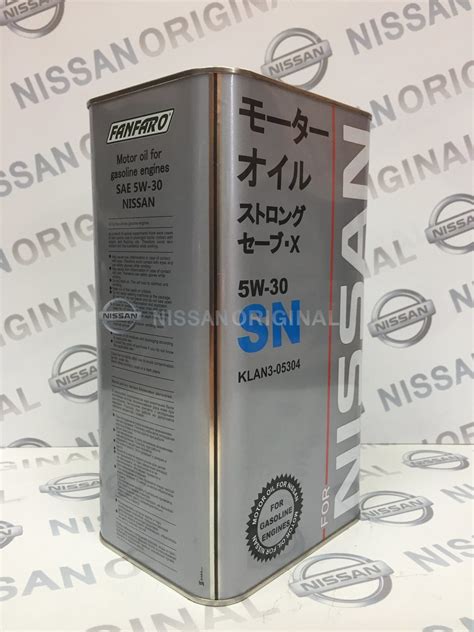 Масло моторное FOR Ниссан Motor Oil 5W-30 Fanfaro KLAN3-05304, 4л