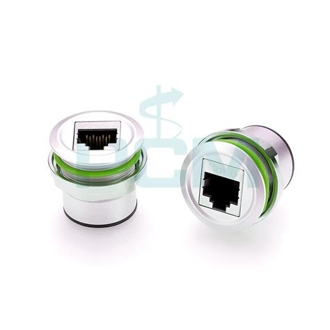 Customized Cat6a Rj45 Coupler Shielded Feed Thru Connector Suppliers