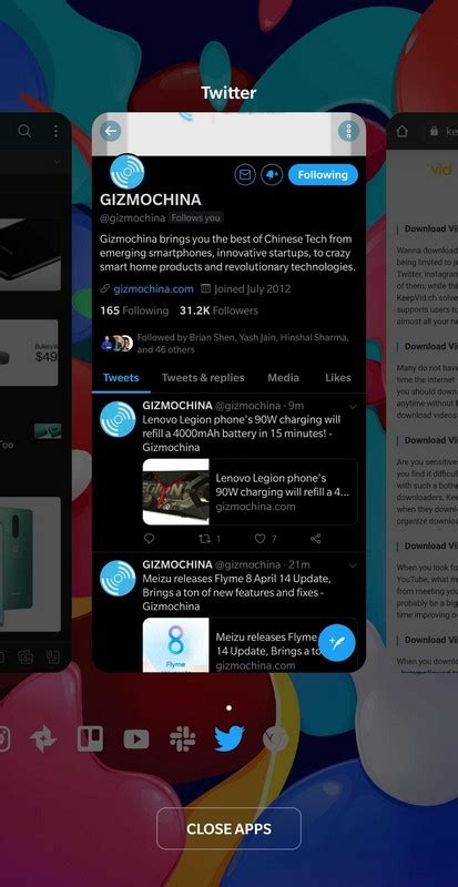 Oneplus Launcher V Adds New Revamped App Switcher View Gizmochina