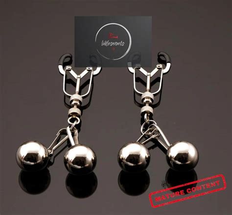 Nipple Clamp Sex Clothespins On The Chest Breast Bondage Steel Nipples On The Chest On Nipples