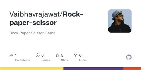 Github Vaibhavrajawatrock Paper Scissor