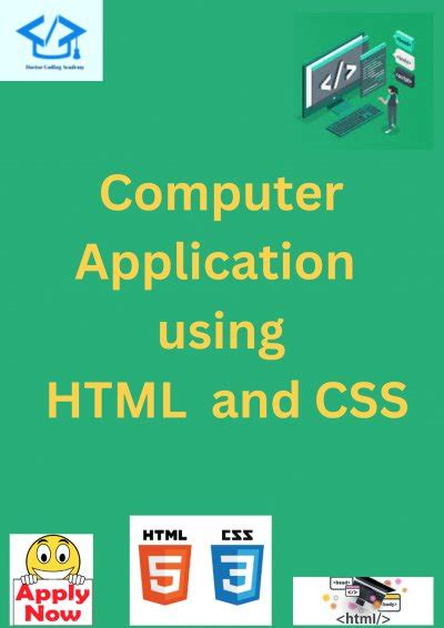Computer Application Using Html And Css الرياض السعودية