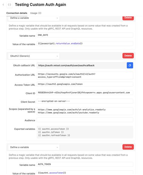 Using Dynamic Values In Oauth 20 Connection 💬 Feature Requests Retool Forum