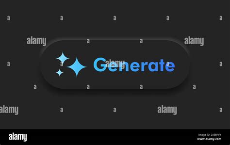 Generate AI Button User Interface Artificial Intelligence UI UX Design
