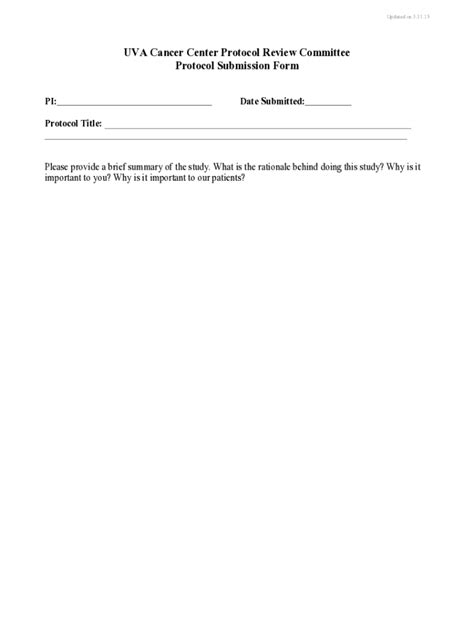 Fillable Online Prc Protocol Submission Form 3 31 15 2 Fax Email Print Pdffiller