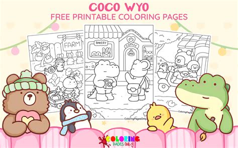 Coco Wyo Kleurplaten Gratis Afdrukbare Pdf And Online Kleurplaten