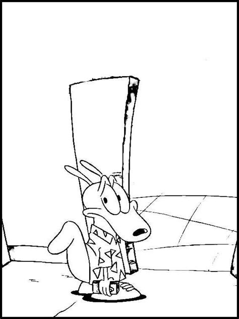 Rockos Modern Life Coloring Pages Coloring Pages