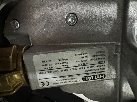 Hydac Mobile Filtrationseinheit Mfu 15e9 Sm Fe 230v Ac Gebraucht In
