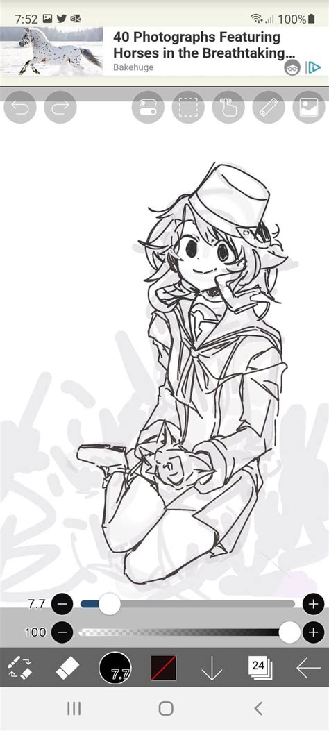 Kanna Drawing Cuz My Friend Forced Me Back Into This Lovely Wonderful