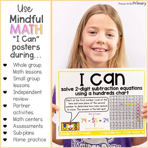 2nd Grade I Can Statement Posters Math Common Core Standards