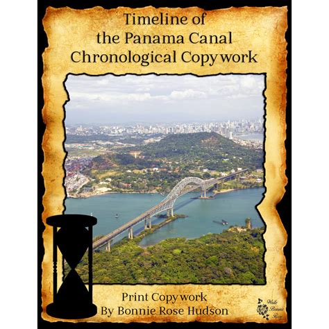 Timeline Of The Panama Canal Chronological Copywork