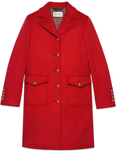 Gucci Wool Coat With Double G Coat Coats For Women Coat Fashion
