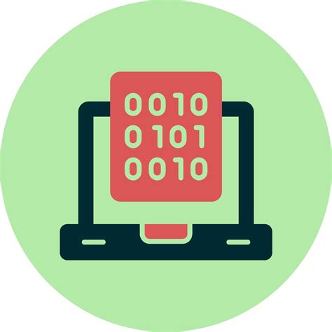 Binary Data Vector Icon Vector Art At Vecteezy