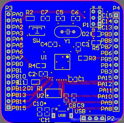 Stm32f103c8t6最小系统 Csdn博客