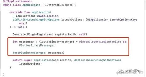 Flutter与原生iosswift交互系列之一flutter与ios使用swift语言基础交互流程实现，flu 掘金