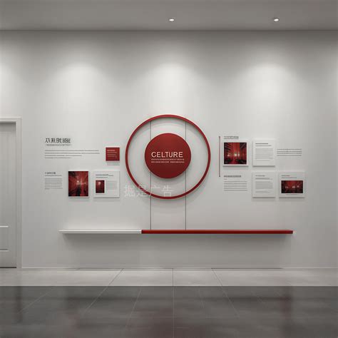 红色经典文化墙设计建设 上海 500强公司案例