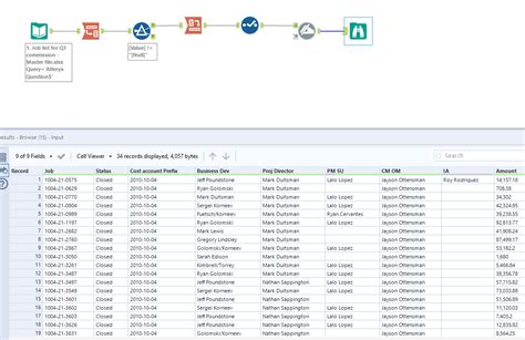 Merge Multiple Rows Into One Record Based On Job I Alteryx Community