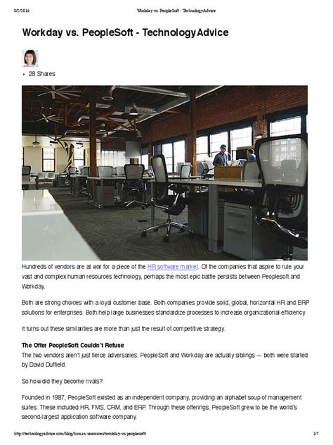 Workday Vs Peoplesoft Download Free Pdf Cloud Computing Customer Relationship Management