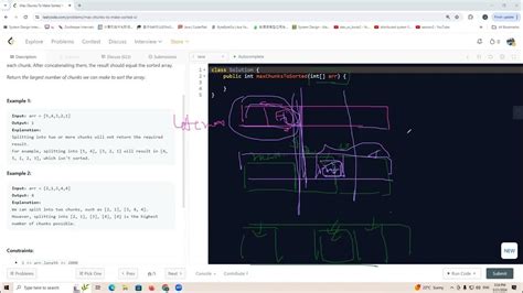 768 Max Chunks To Make Sorted Ii Youtube