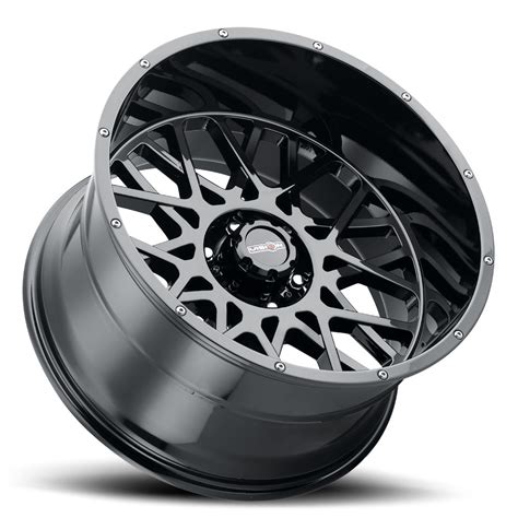 One 20x10 Vision 412 Rocker 5x127 Et 25 Gloss Black Wheel Ebay