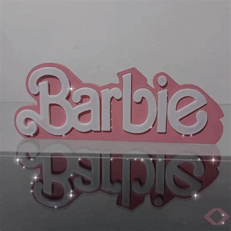 Archivo Stl Barbie Letras Para Escritorio Pared Consin Luz・modelo