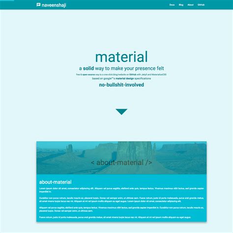 30 Material Design Html5 Templates Available For Download Free And Paid