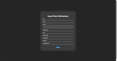 Tugas 6 Pemrograman Web Validasi Form Dengan Jquery