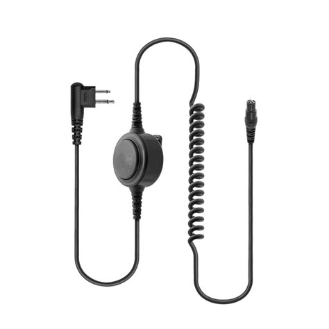 Detachable Coil Cable With Inline Ptt For Hs1 Hs3 Hs3g Hs5 Hs7 And Hs9 Headsets David Clark