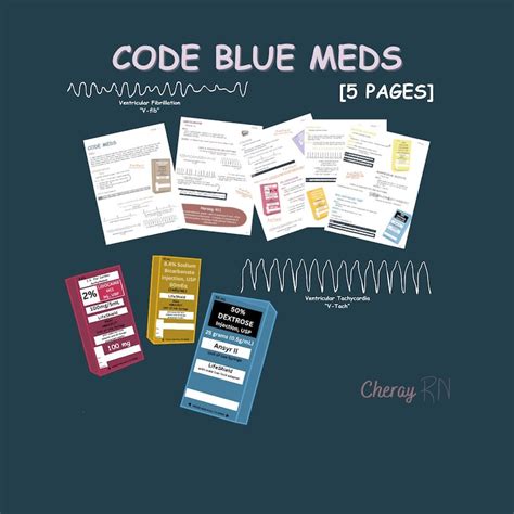 Code Blue Meds Pg Digital Download Etsy
