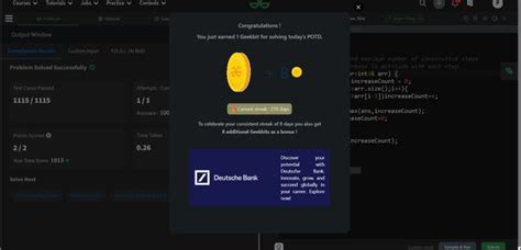 Geekstreak2024 Deutschebank Dsa 100daychallenge P Vaibhav