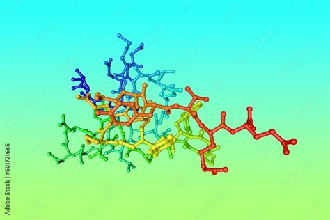 Epidermal Growth Factor Domain Of P Selectin Molecular Model On