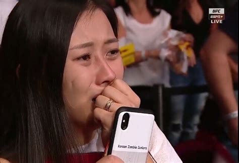 오열하는 정찬성 부인 유머움짤이슈 에펨코리아