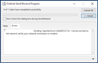 How To Fix Error Outlook Cannot Connect To Server X CCC