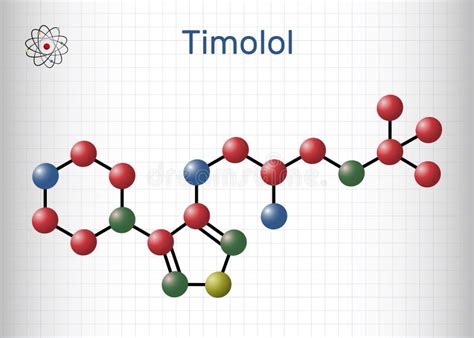 Timolol Molecule It Is Non Selective Beta Blocker Medication For