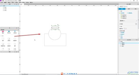 Axure Rp如何将多个元件合并为一个整体 Axure Rp组合元件的方法教程 极光下载站