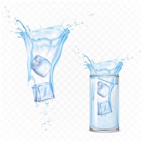 물 얼음 벡터 Freepik에서 무료 고품질 벡터를 다운로드하세요 Freepik