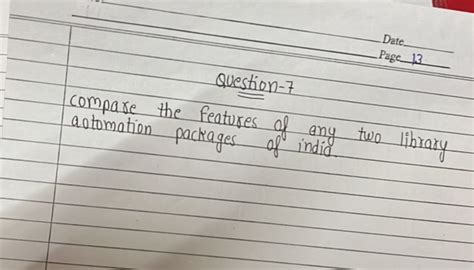 Date Page 12 Question 7 Compare The Features StudyX