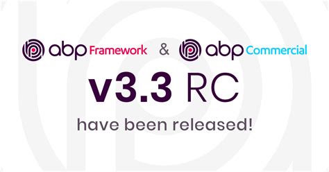 ABP Framework ABP Commercial V3 3 RC Have Been Released ABP IO