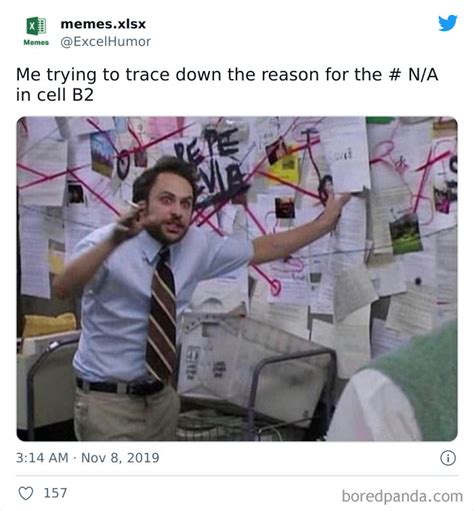 The Excel Humor Instagram Page Shares Humorous And Relatable Posts Bored Panda
