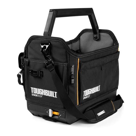 Toughbuilt Stacktech Black Polyester 18 In Tool Tote At