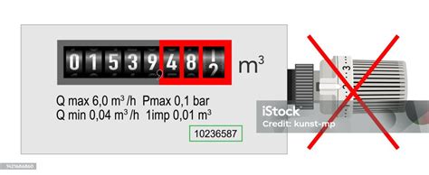 온도 조절기가있는 가스 미터 끄고 저장 흰색 배경에 고립된 벡터 일러스트 레이 션 가스 측정기에 대한 스톡 벡터 아트 및 기타