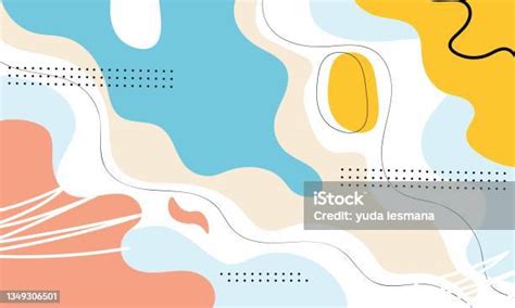 파스텔 추상 모양 배경 0명에 대한 스톡 벡터 아트 및 기타 이미지 0명 3차원 형태 개념 Istock