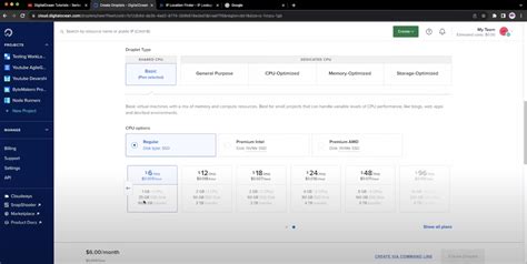 Creating Your First Droplet Digitalocean Tutorials