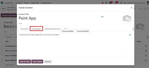 How To Configure E Learning Course In Odoo 17